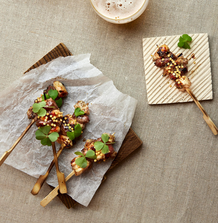 Yakitorispett på kycklinginnerfilé & kycklinghjärta - Kronfågel