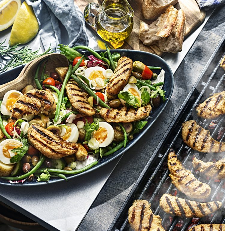 Recept kycklinginnerfilé med krämig gnocchi, svamp & pecorino - Kronfågel