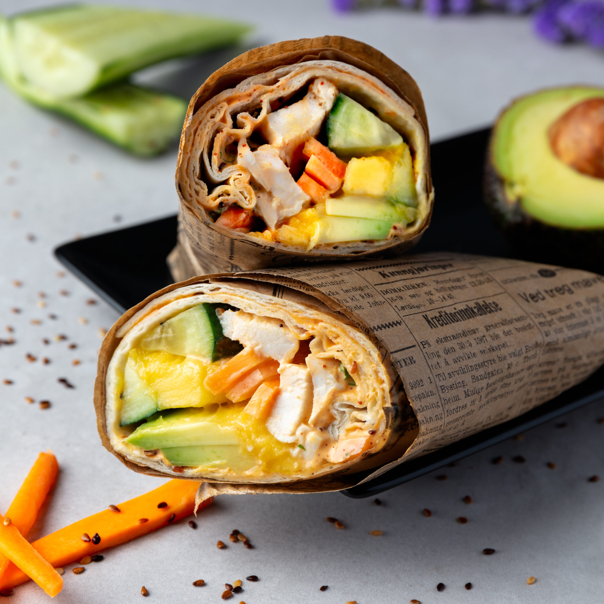 Våre beste kyllingwraps | Den stolte Hane